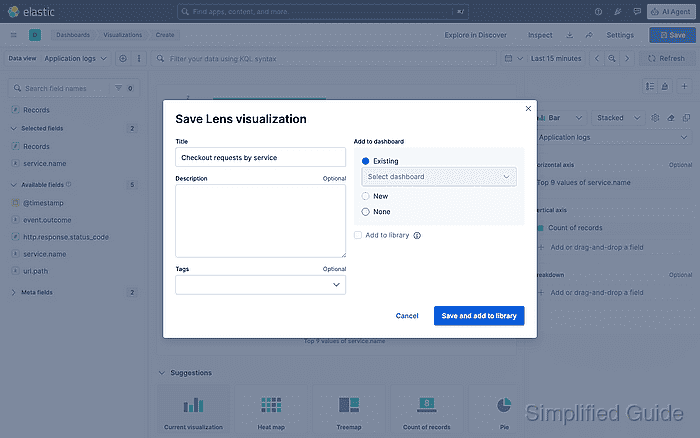 How to create a Kibana Lens visualization