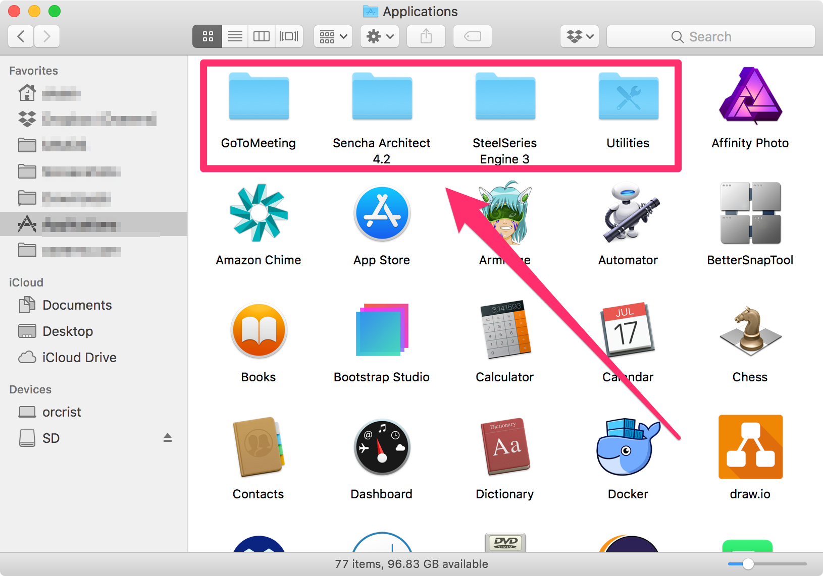 How to sort folder first for Finder in macOS