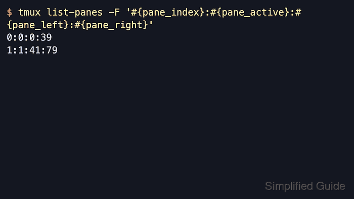 How to split a pane vertically in tmux