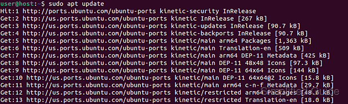 How to change download source for apt
