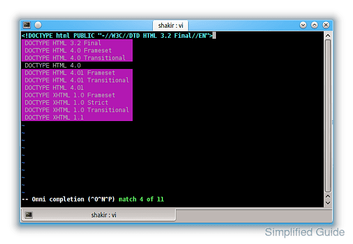 How To Enable Html Auto Completion In Vim