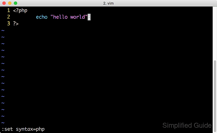 How to enable syntax highlighting in Vim How to enable syntax highlighting in Vim